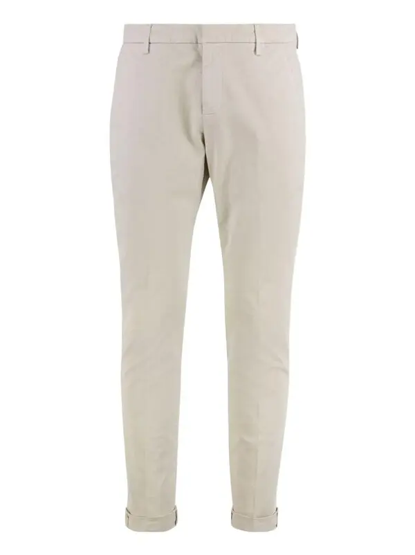 DONDUP Gaubert Turn-up Hem Pants - White