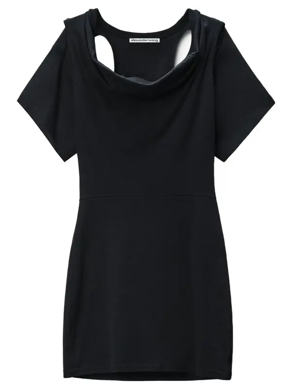 Alexander Wang Deconstructed Cut-out Dress - Black