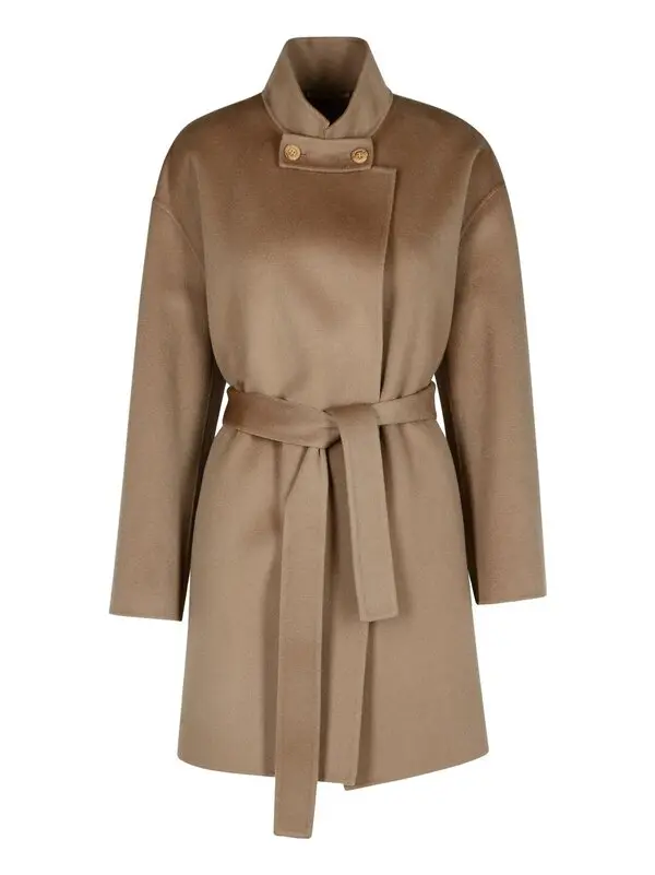 PUROTATTO Long-sleeved Coat - Brown