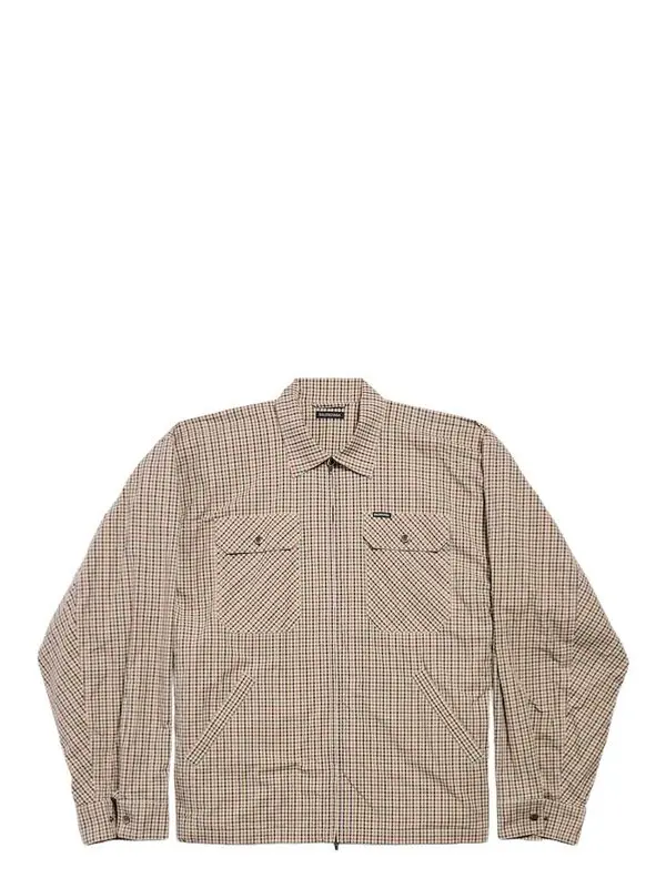 Balenciaga Zip-up Shirt - Beige/khaki
