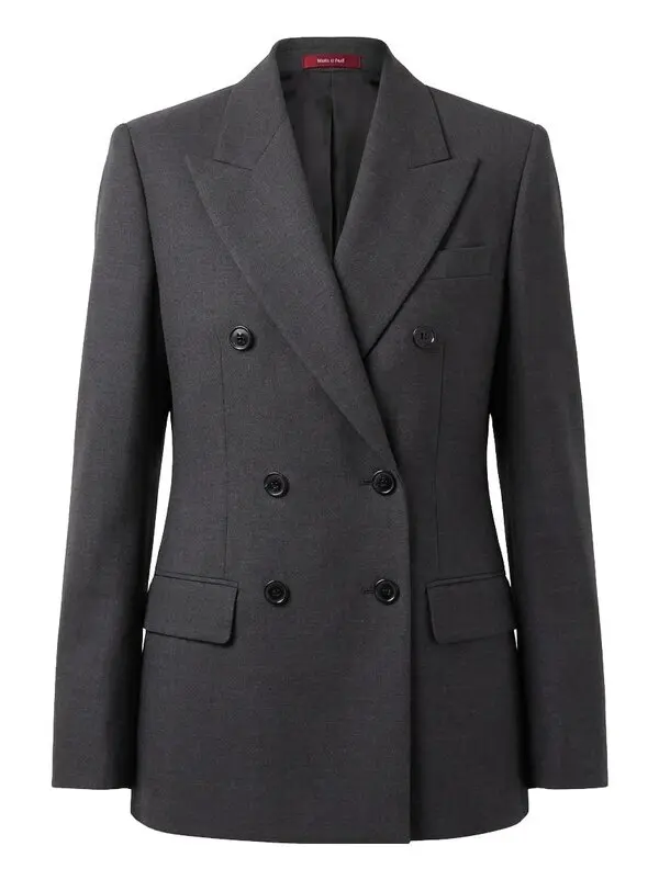 Gucci Double-breasted Jacket - Grey