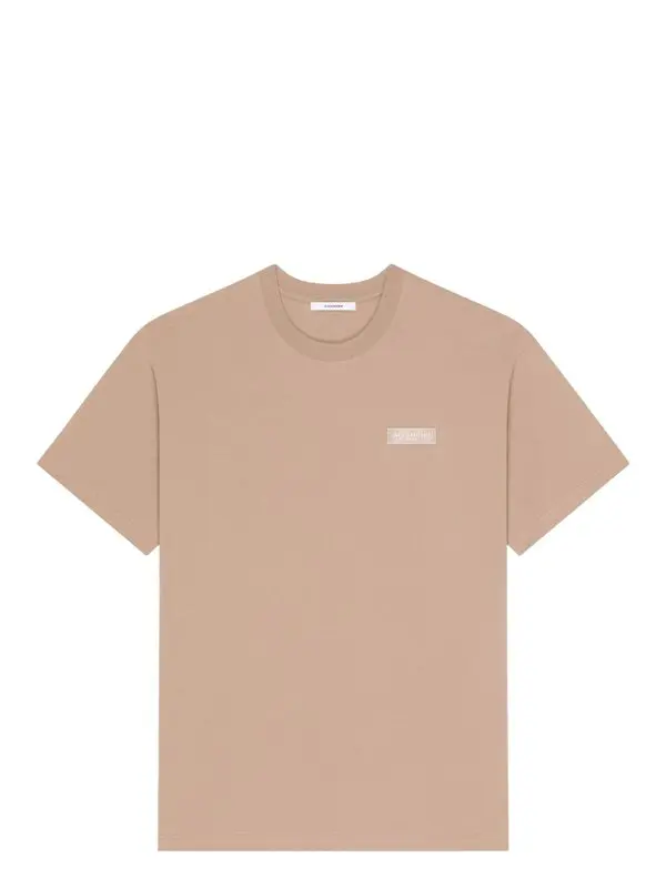 Givenchy Logo Patch Crewneck T-shirt - Light Brown