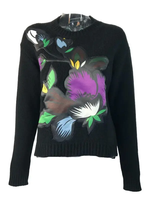 Sportmax Ricerca Logo Sweater - Black
