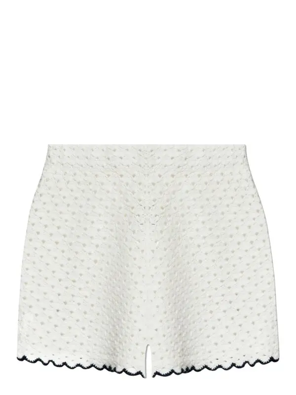 Zimmermann Halliday Crochet Shorts - White