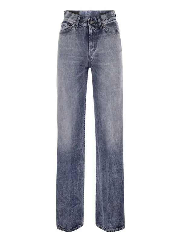 DONDUP Wide Leg Jeans - Blue