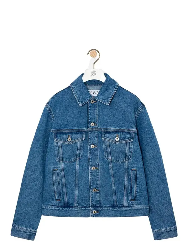 Loewe Anagram Denim Jacket - Cowboy Blue