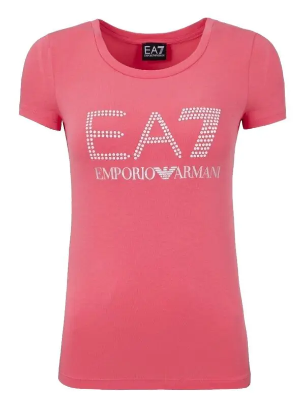 EA7 Logo T-shirt - Red