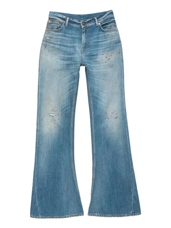 Acne Studios 2025f Fitted Flare Jeans - Blue