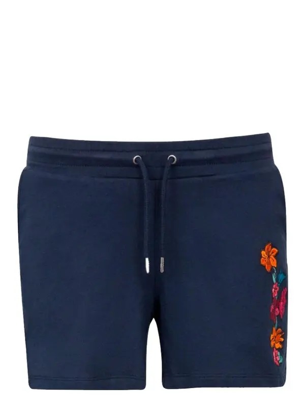 EA7 Patterned Shorts - Blue