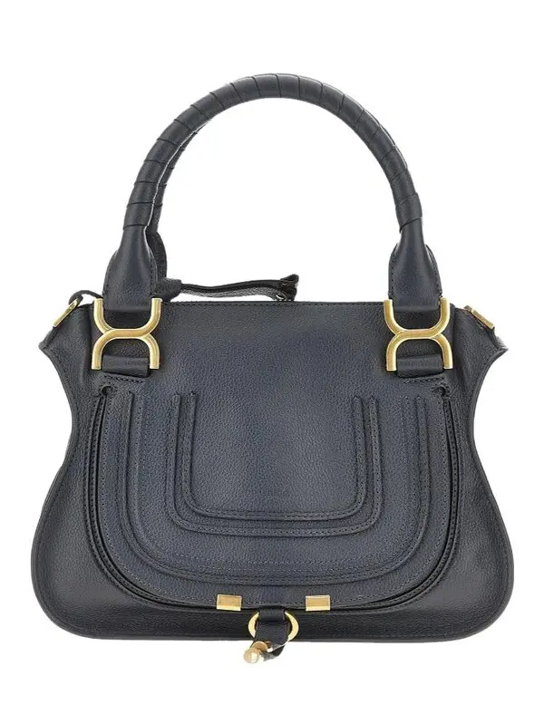 Chloé Small Marcie Leather Tote Bag - Blue