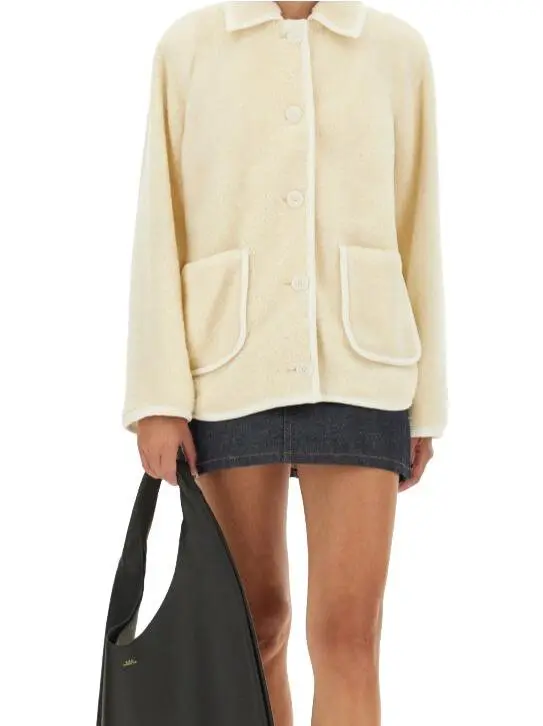 A.p.c. Long Sleeve Buttoned Jacket - White