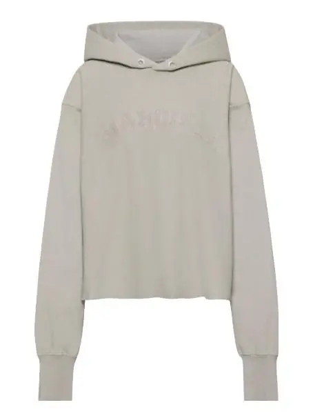 MAISON MARGIELA Logo Appliqué Hoodie - White