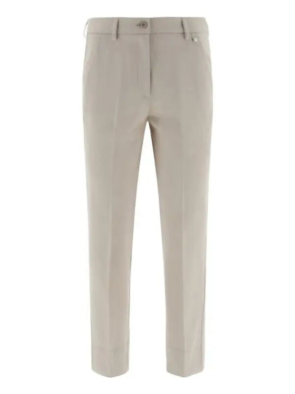 Herno Straight-leg Tailored Stretch Trousers - Nude