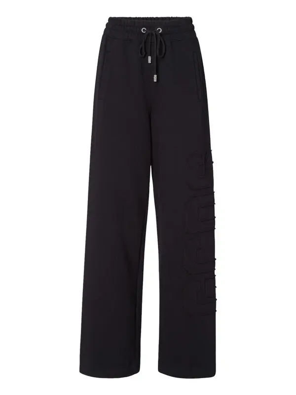 Gcds Appliqué Logo Track Pants - Black