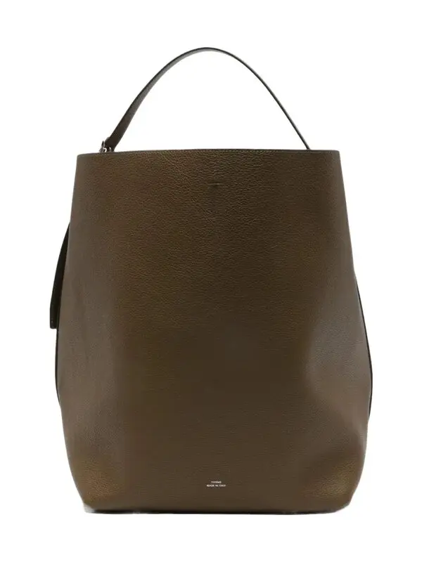 TOTEME Belted Shoulder Tote Bag - Dark Taupe