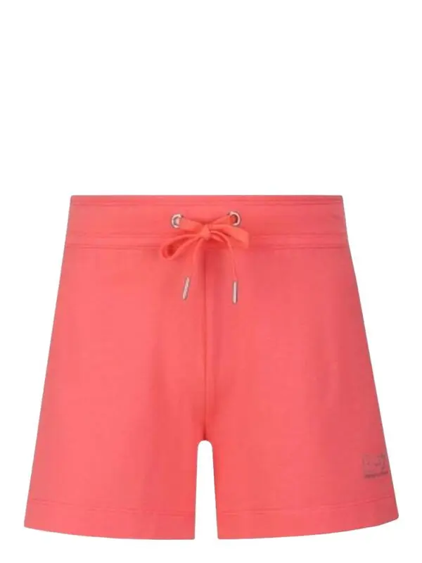 EA7 Logo Drawstring Shorts - Pink