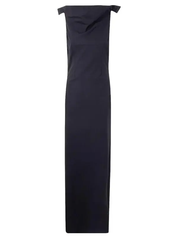 JEAN PAUL GAULTIER Off-the-shoulder Maxi Dress - Black