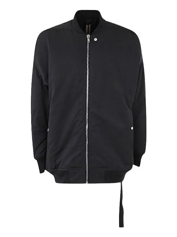 Rick Owens Long Bomber Jacket - Black