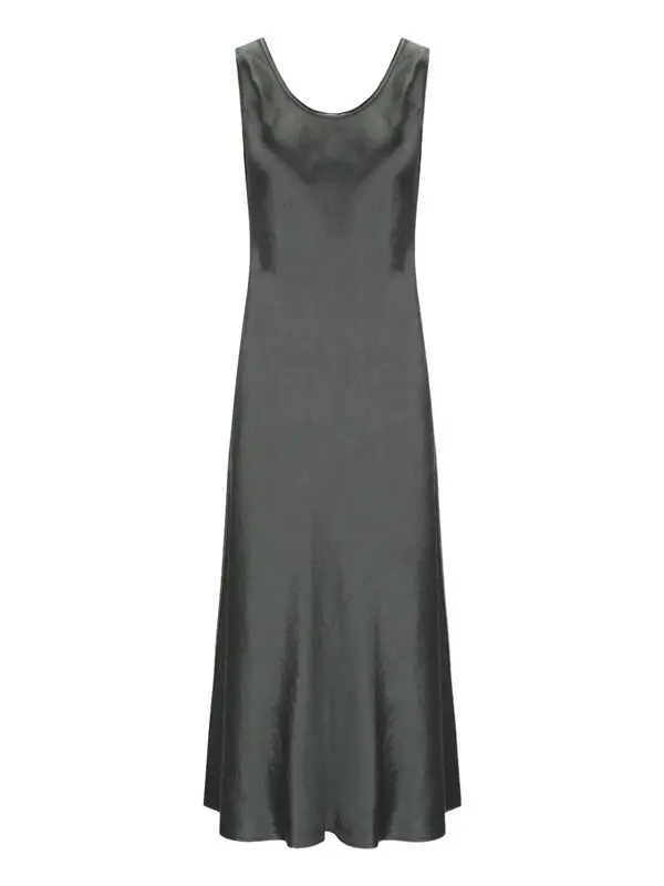 Max Mara Sleeveless Crew Neck Dress - Grey