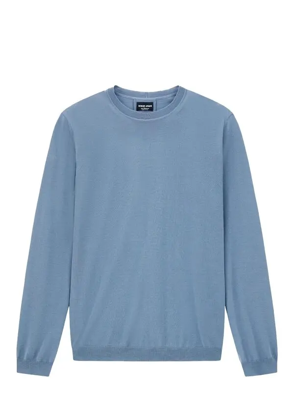 Giorgio Armani Crewneck Sweater - Blue