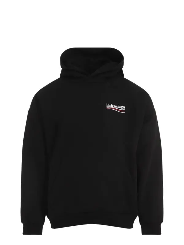Balenciaga Political Campaign Hoodie - Black
