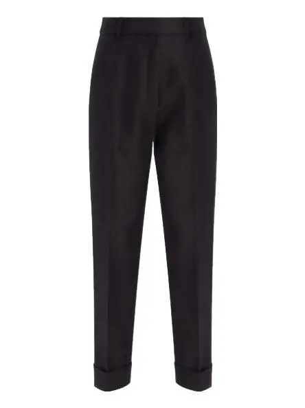 Dior Regular-fit Belt-loop Pants - Black