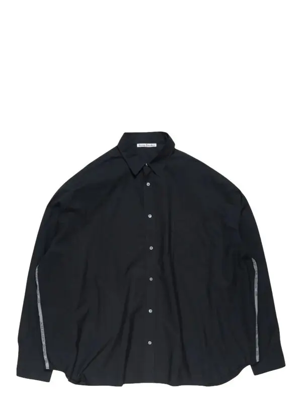 Acne Studios Striped Button-up Shirt - Black/gray