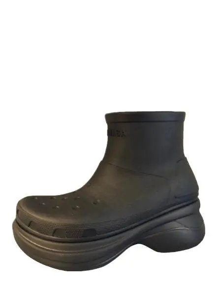 Balenciaga X Crocs Ankle Boots - Black