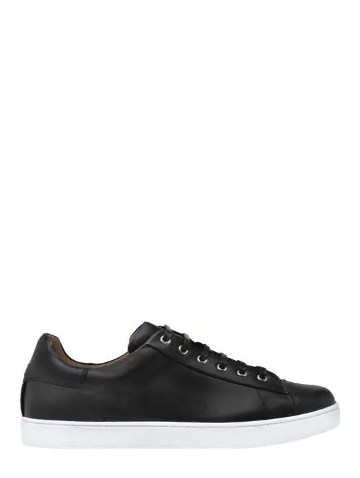 GIANVITO ROSSI Round Toe Low Top Sneakers - Black