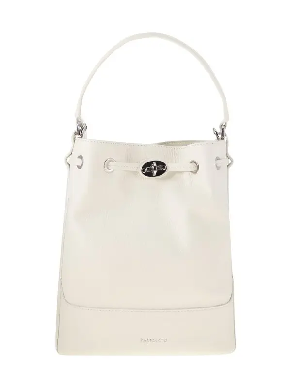 ZANELLATO Handle Shoulder Bag - White