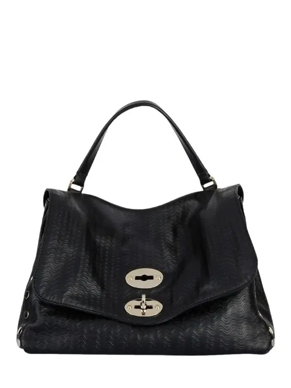 ZANELLATO Postina Leather Tote Bag - Black