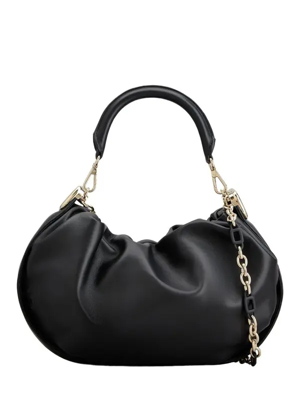 ROGER VIVIER Logo Engraved Chain-link Tote Bag - Black
