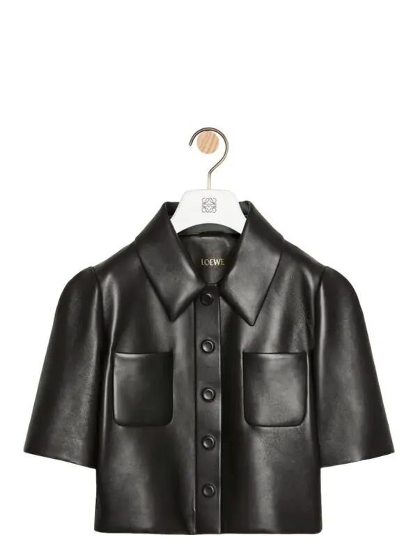 Loewe Nappa Lambskin Reproportioned Jacket - Black