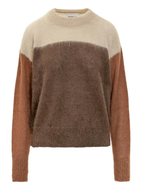 Isabel Marant Étoile Color-blocked Jumper - Rust-colored