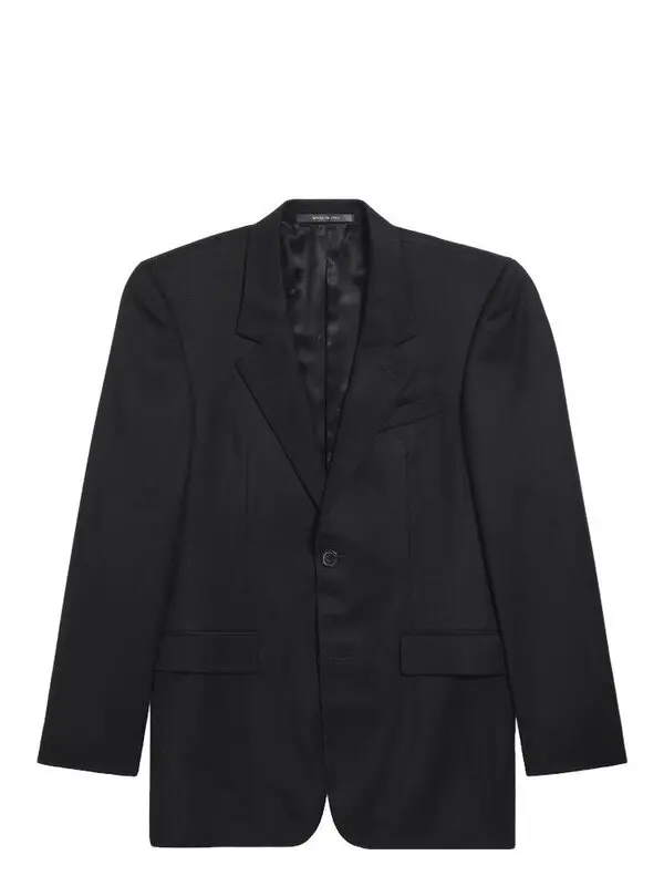 Balenciaga Button-up Jacket - Black