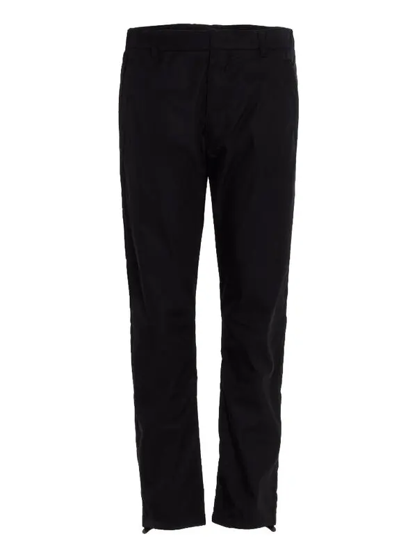 Prada Cropped Baggy Trousers - Black