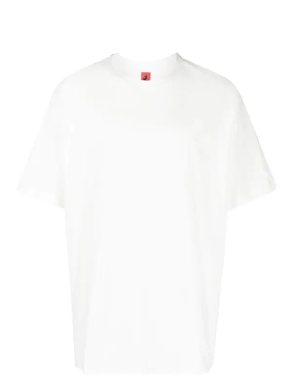 FERRARI T-shirt With Round Neck And Short Sleeves - White