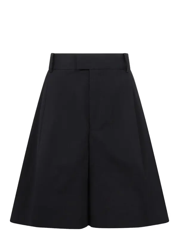 JIL SANDER Pressed Crease Shorts - Black