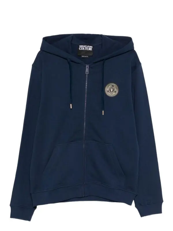 Versace Zip-fastening Hoodie - Black