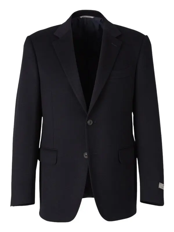 Canali Classic Fit Cashmere Blazer - Black