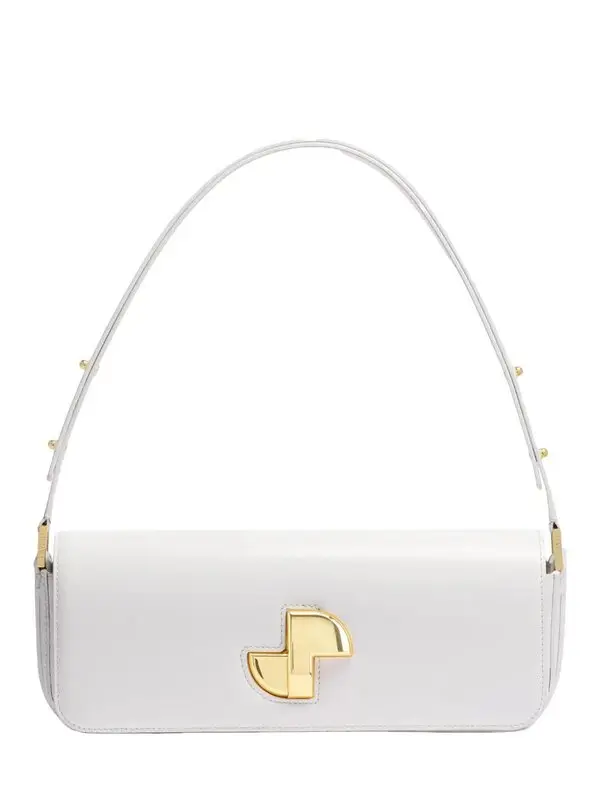 PATOU Le Lock Shoulder Bag - White