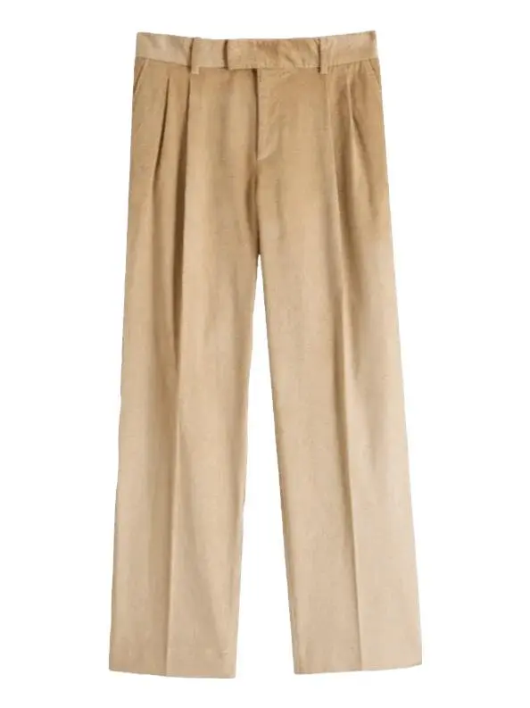 Drole De Monsieur Le Pantalon Golfeur Corduroy Trousers - Beige