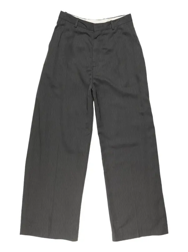 Acne Studios Tailored Herringbone Trousers - Grey
