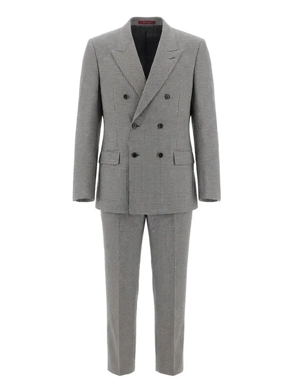 Gucci Double-breasted Suit - Gray