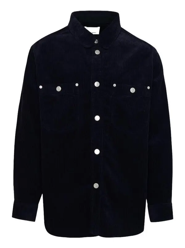 Isabel Marant Étoile Corduroy Button-up Shirt - Blue