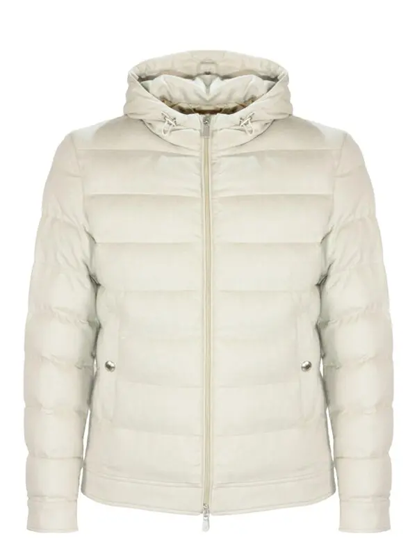 Eleventy Quilted Hooded Jacket - No