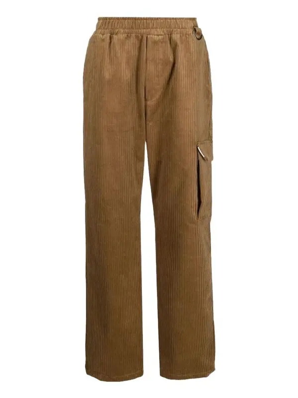 FAMILY FIRST Elastic Waist Cargo Pants - Brown
