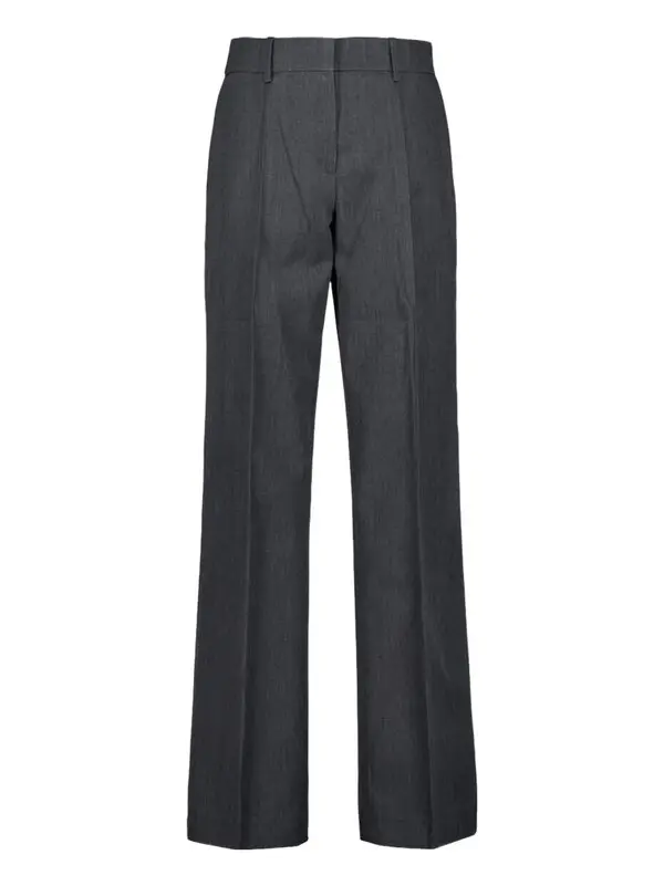 Casablanca Pleated Zipper Casual Pants - Black