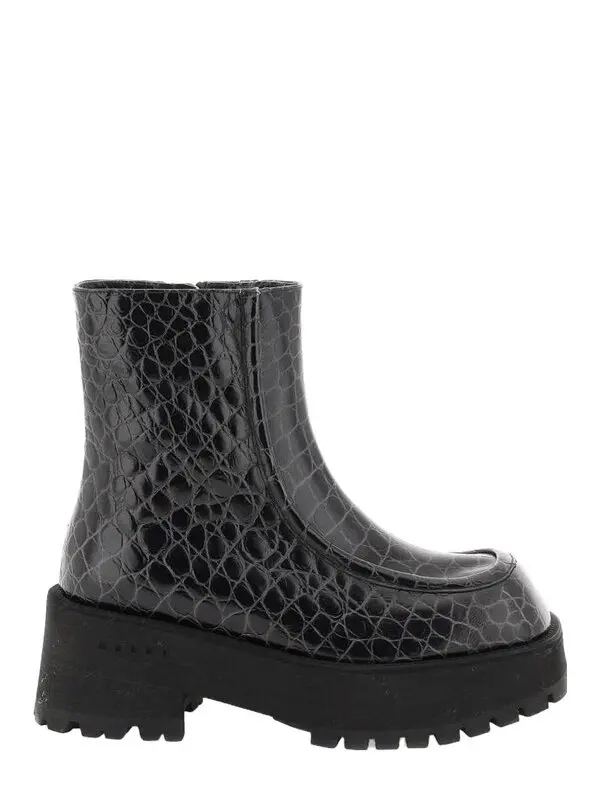 Marni Chelsea Side-zip Platform Boots - Black