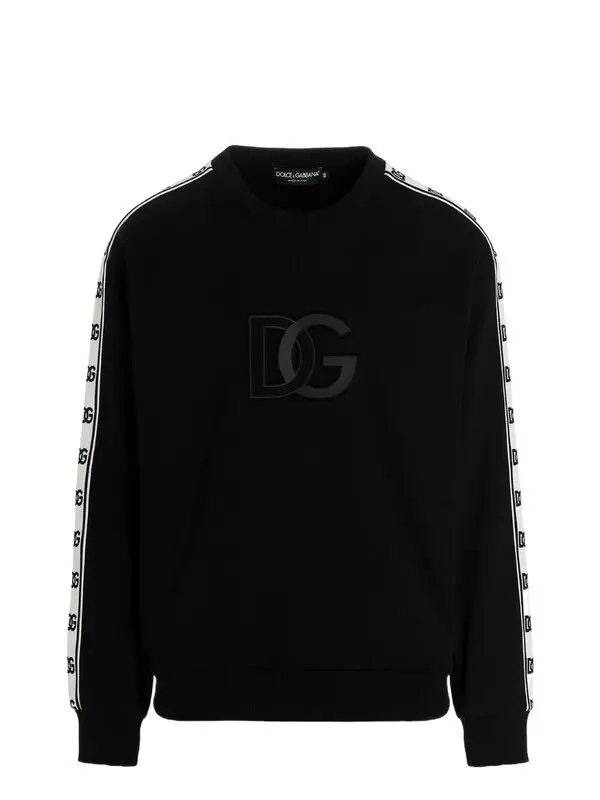 Dolce & Gabbana Dg Logo Long Sleeve Sweatshirt - Black
